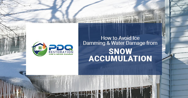 How to Avoid Ice Damming & Water Damage from Snow Accumulation