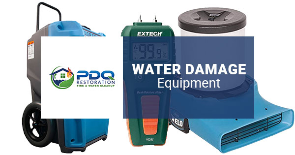 Water Damage Equipment by PDQ